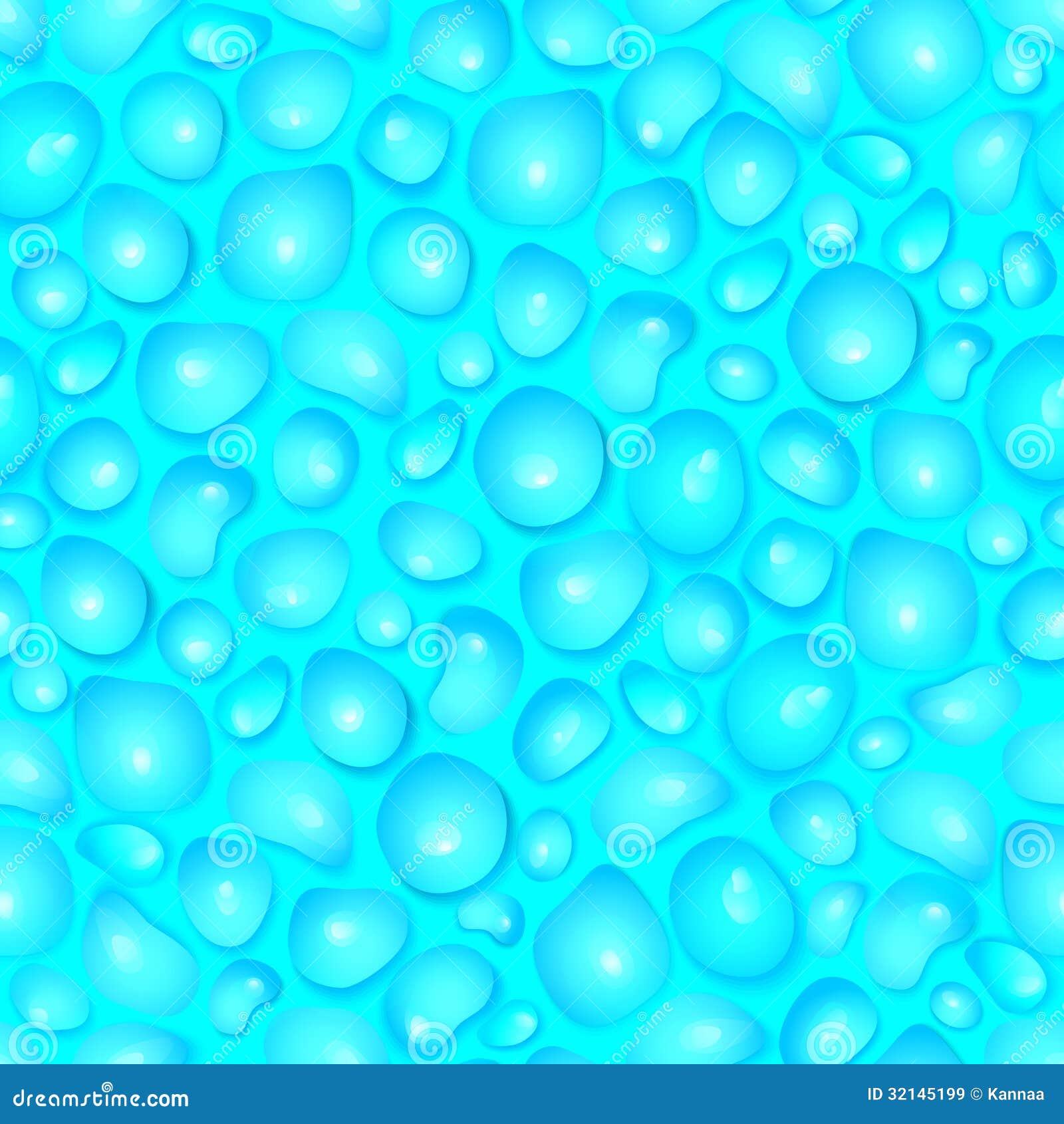 Textura Sem Emenda Da água Azul. Aqua Ilustração do Vetor - Ilustração ...