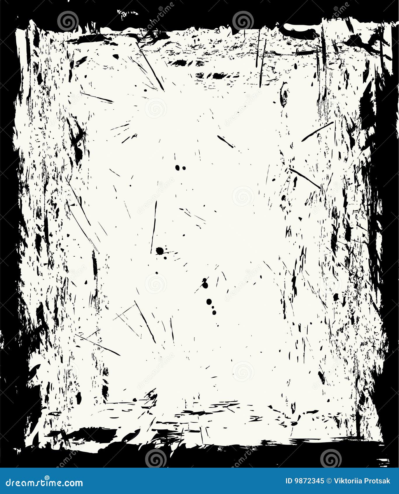 Textura y marco de Grunge. ilustración del vector. Ilustración de ...