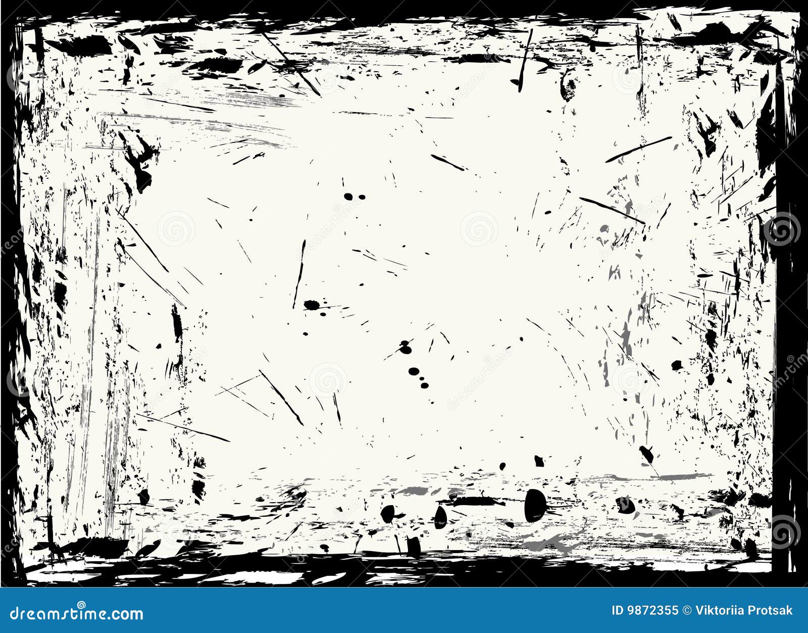 Textura y marco de Grunge. ilustración del vector. Ilustración de ...