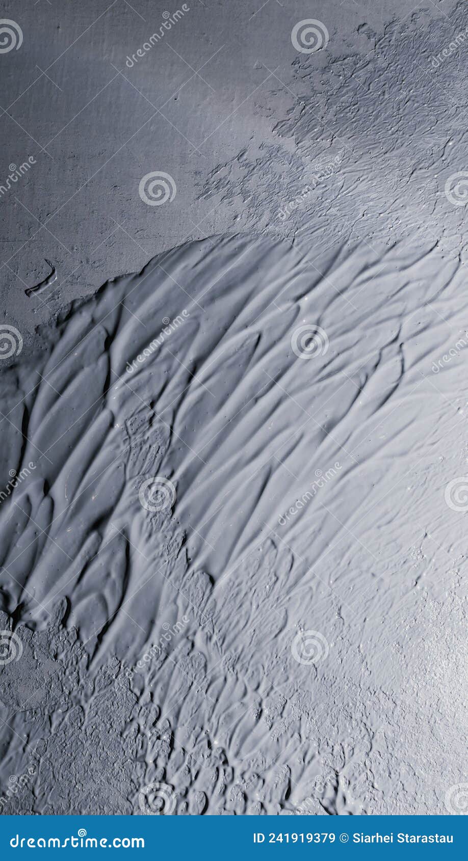 Textural Image of Fresh Plaster Stock Image - Image of construction ...