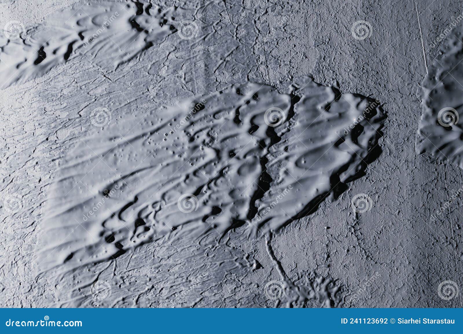 Textural Image of Fresh Plaster Stock Photo - Image of construction ...