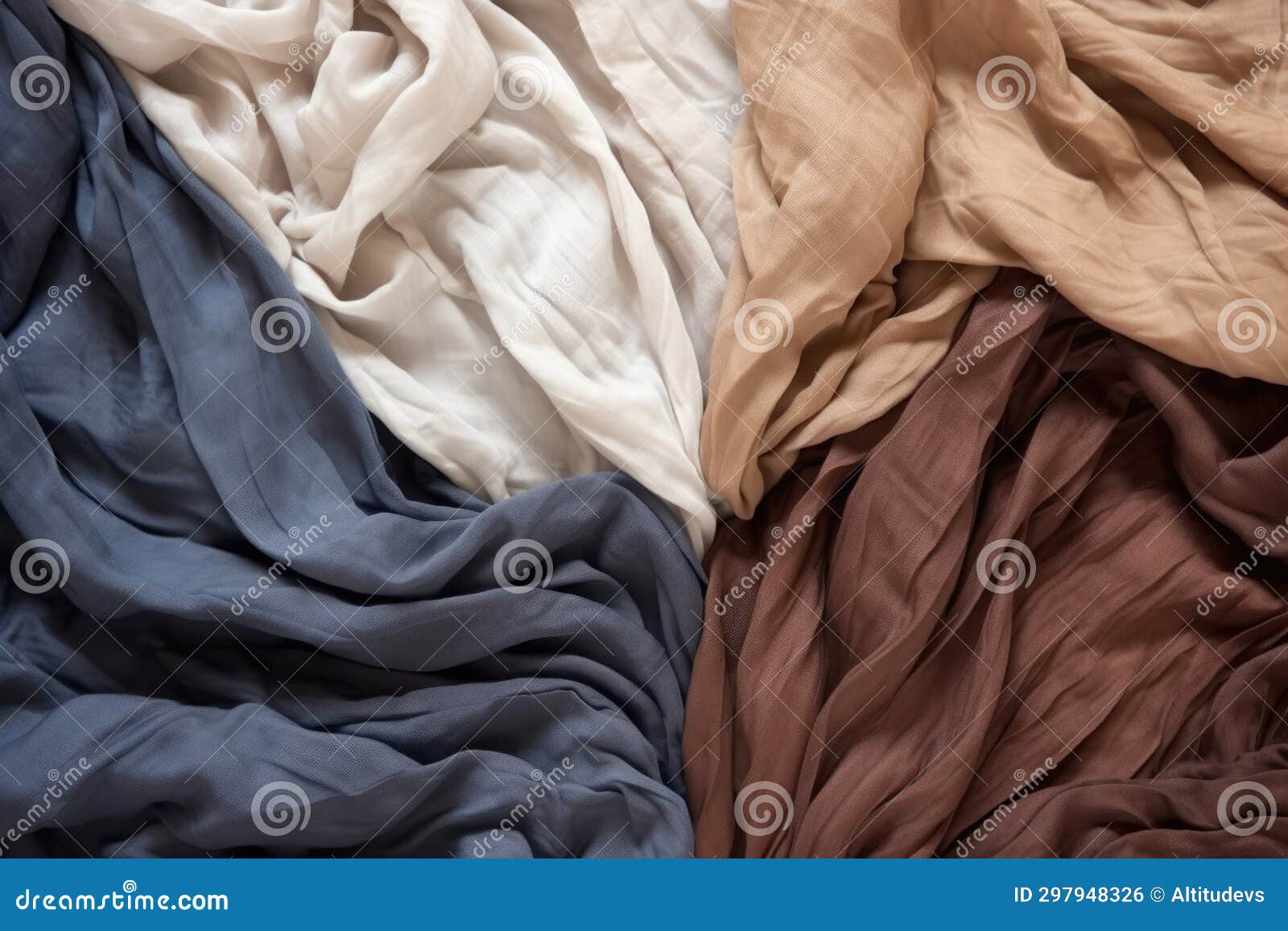Textural Interplay between Different Linen Layers Stock Illustration ...
