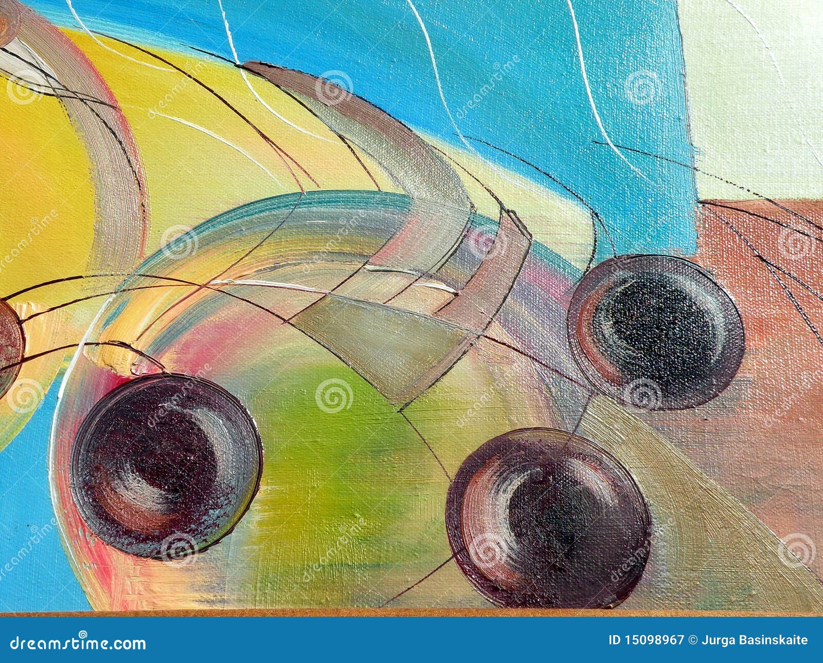 Texturas Abstratas Pintadas Ilustração Stock - Ilustração de pintado ...