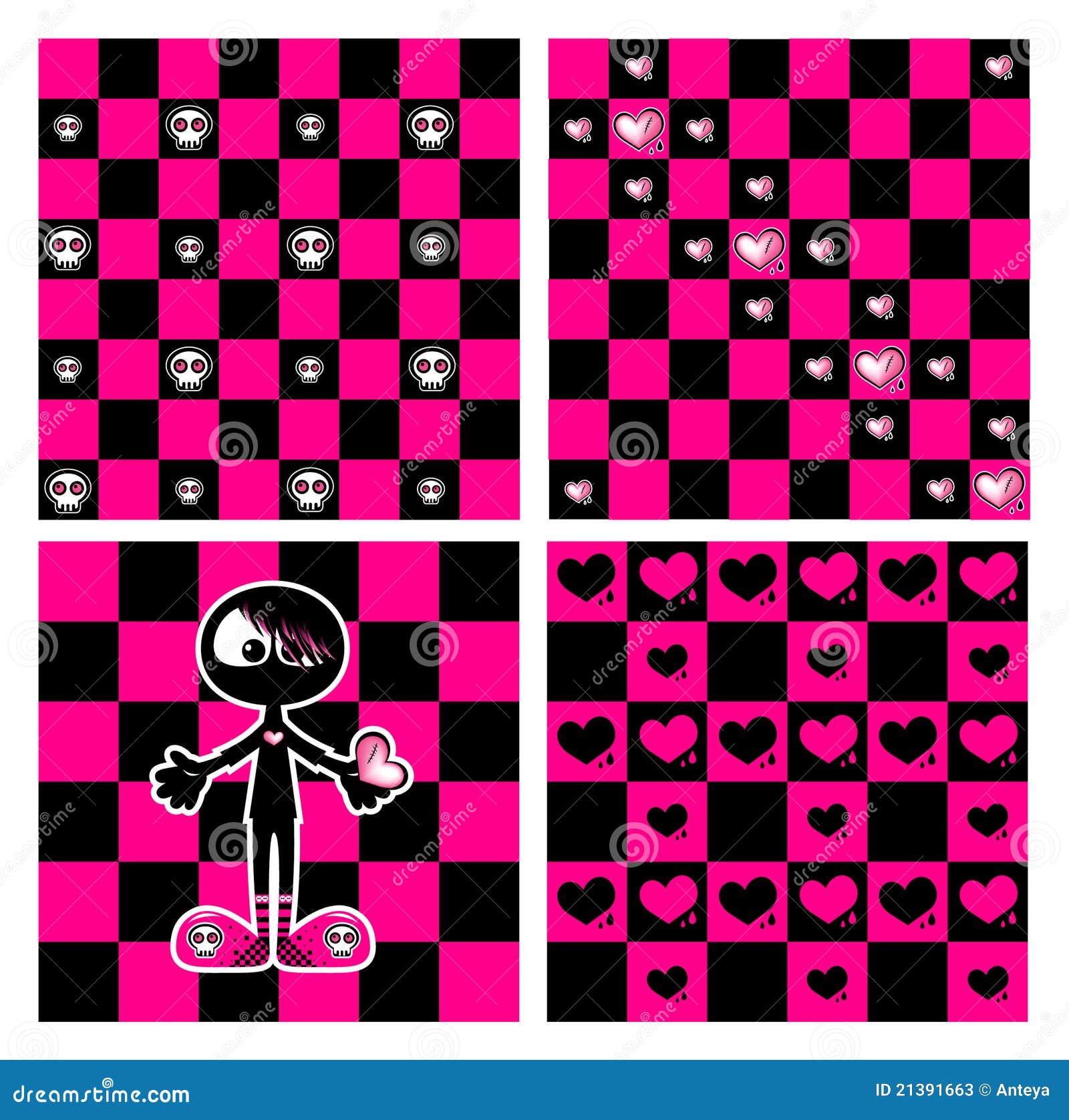 Texture stock vector. Illustration of fashion, face, halloween - 21391663