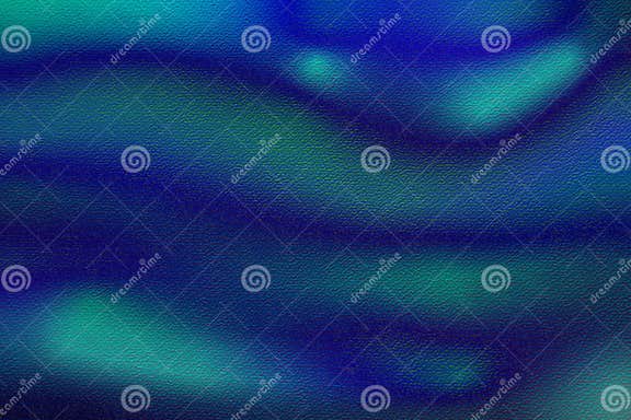 Blue with Shades of Green Mystical Background. Physic Waves Stock Photo ...