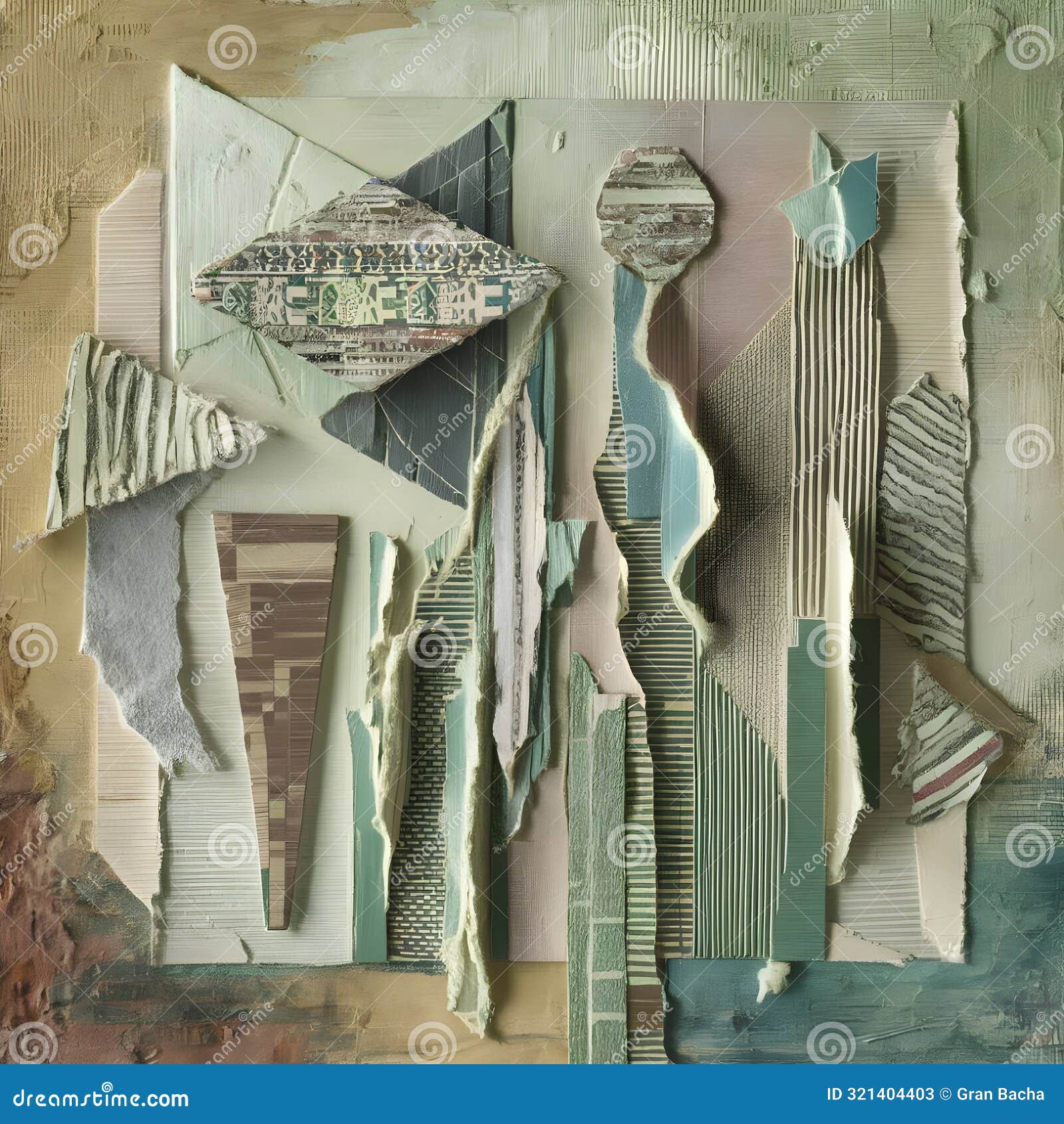 Texture in Abstract Art Exploring Different Materials Stock Image ...