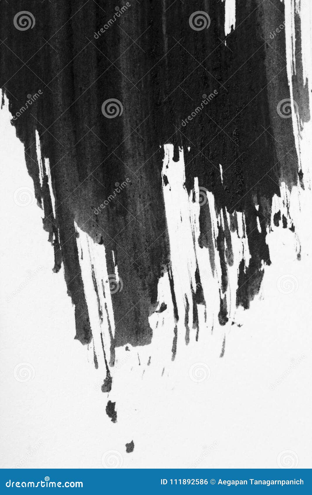 Texture Abstract Background Ink Style, Black and White. Stock Photo ...
