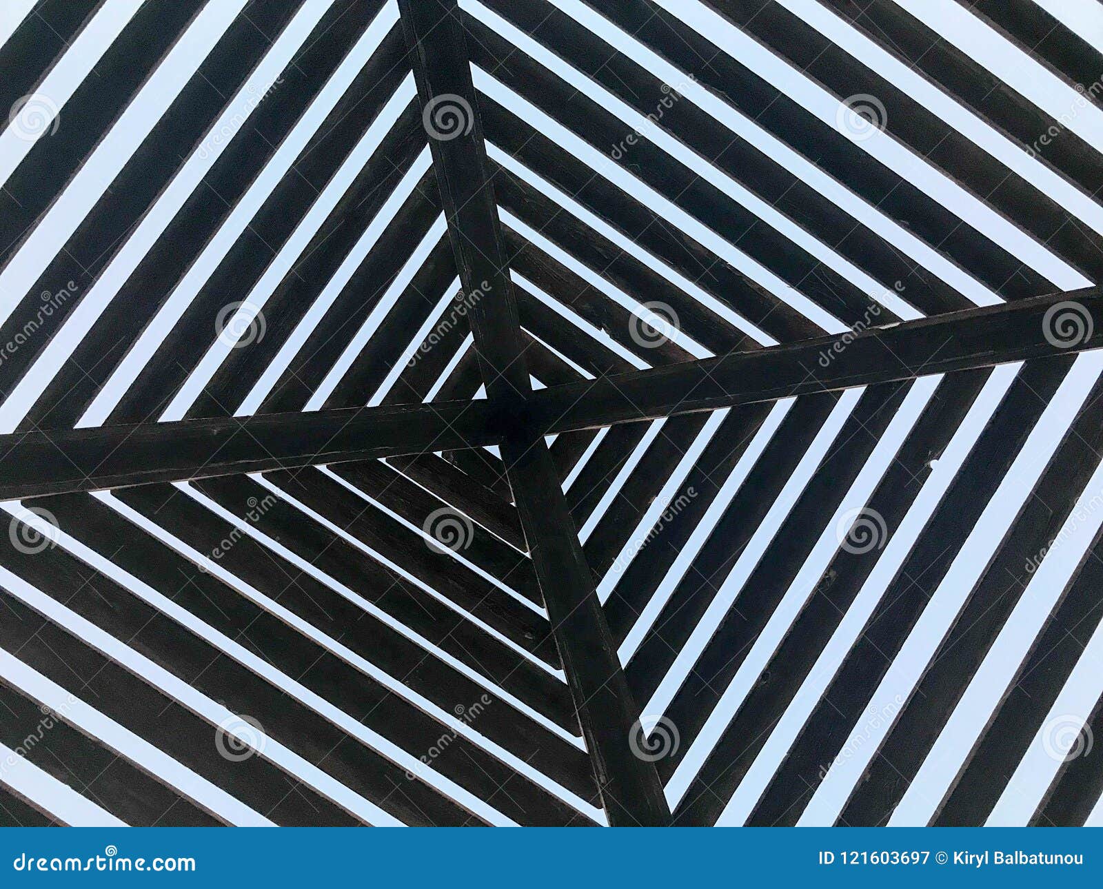 Texture Abstract Triangular Dark Brown Wooden Logs of Logs, Planks ...