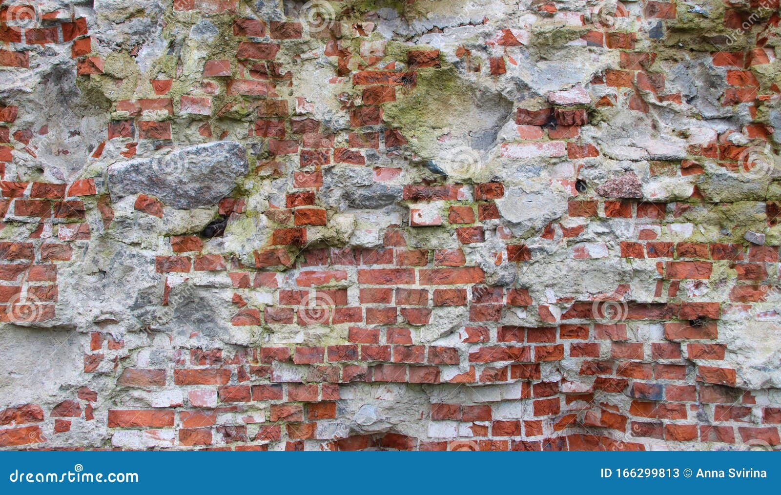 Texture of Aged Medieval Brickwork Stock Image - Image of stonewall ...