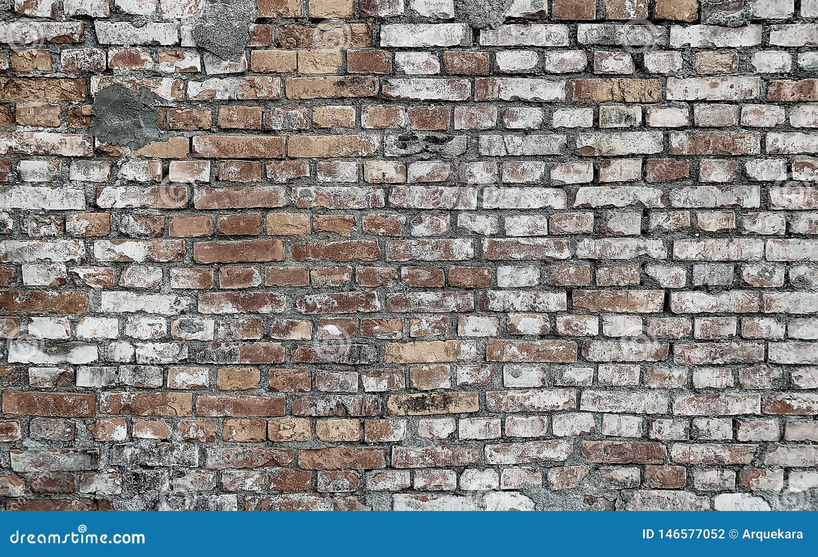 Texture of aged red bricks stock photo. Image of rough - 146577052