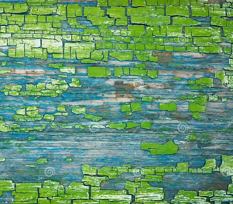 Texture Aging Crackinged Green Paint Stock Image - Image of effect ...