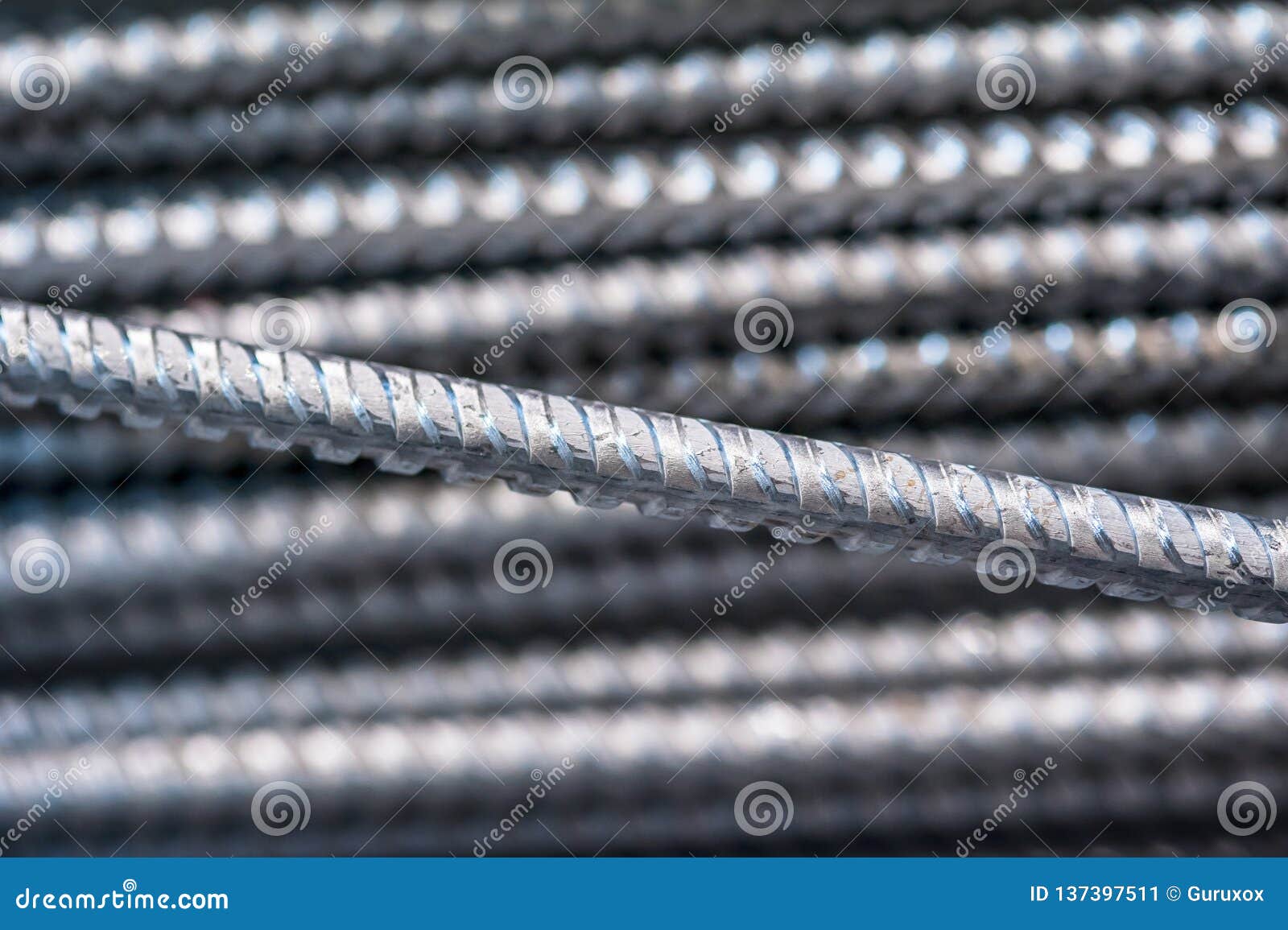 Texture of Aluminum Wire for Armor Rod Cable. Abstract Background Stock ...