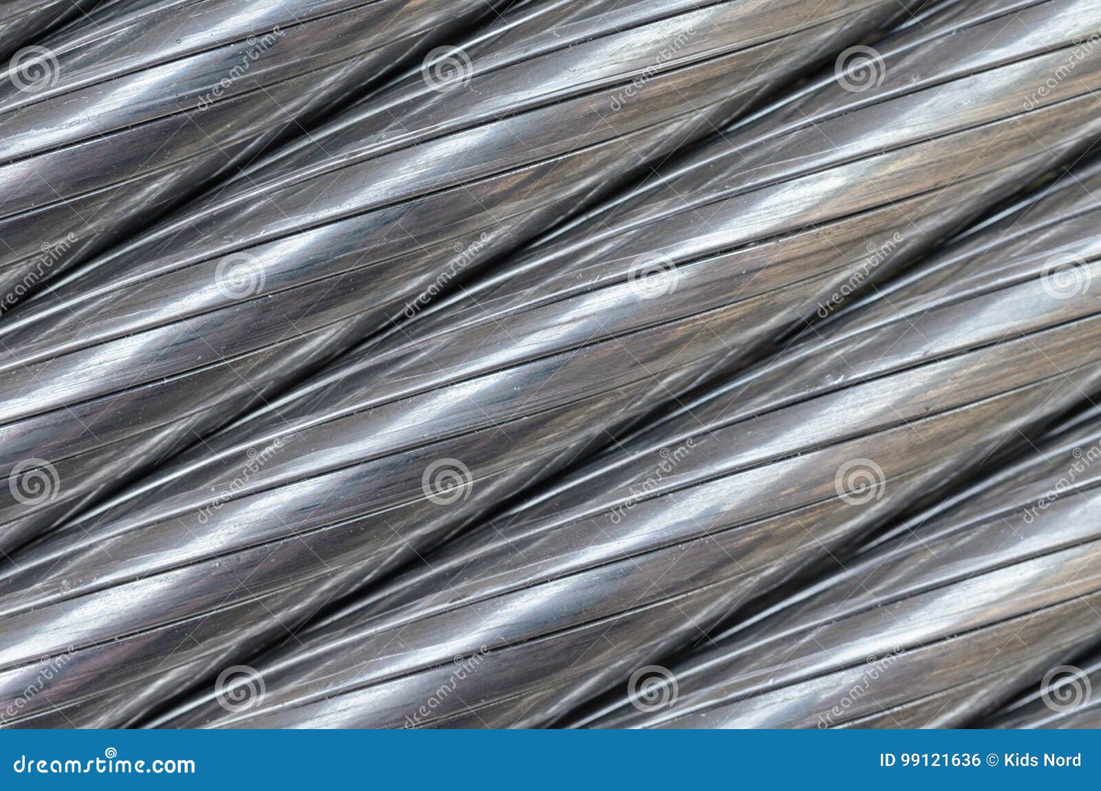 The Texture of the Aluminum Wire . Stock Photo - Image of project ...