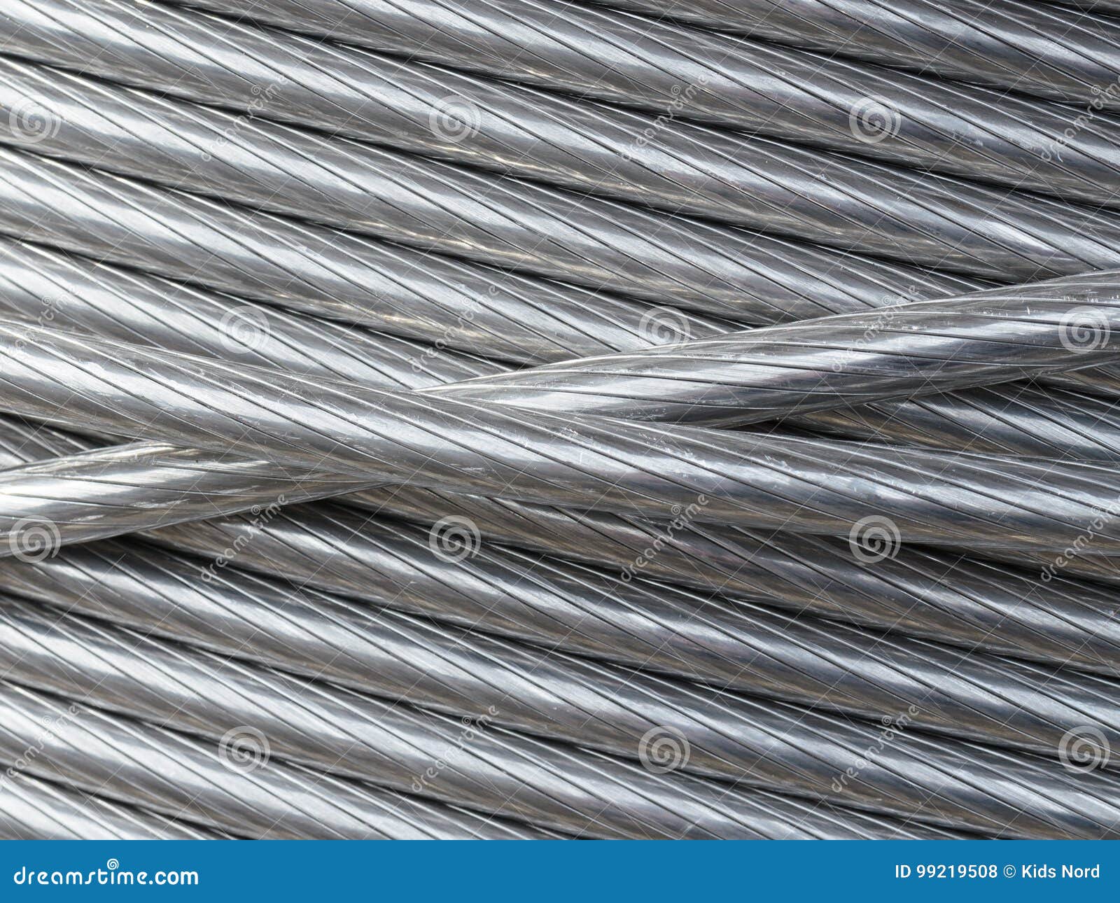 The Texture of the Aluminum Wire . Stock Photo - Image of concept ...
