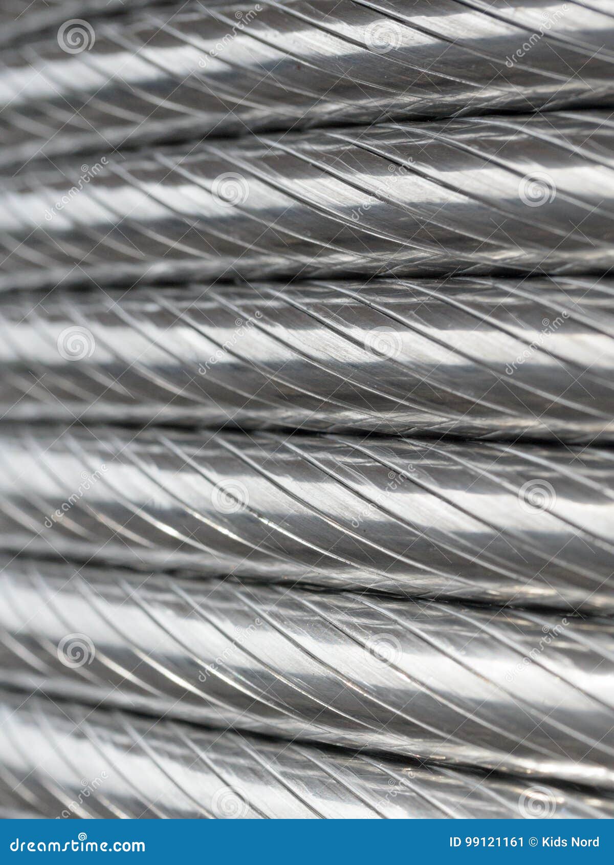 The Texture of the Aluminum Wire . Stock Image - Image of distance ...