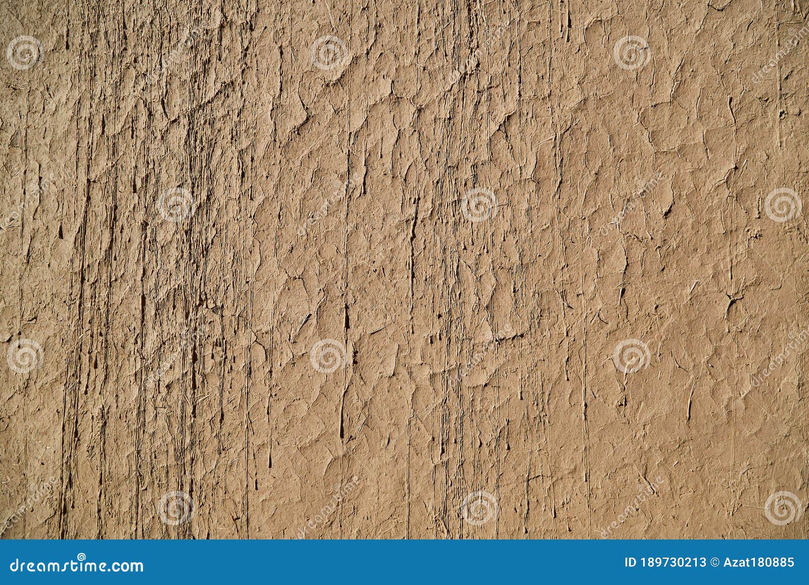 Texture of an Ancient Sand Wall in One of the Old Places . in One of ...