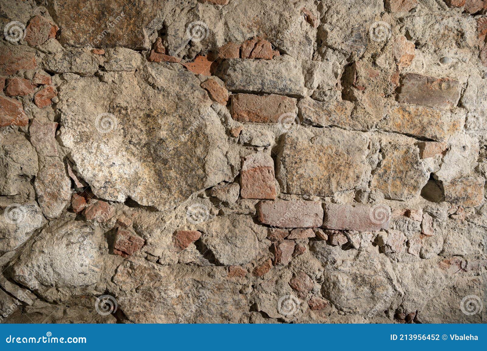 Ancient stone brick wall stock photo. Image of abstract - 213956452