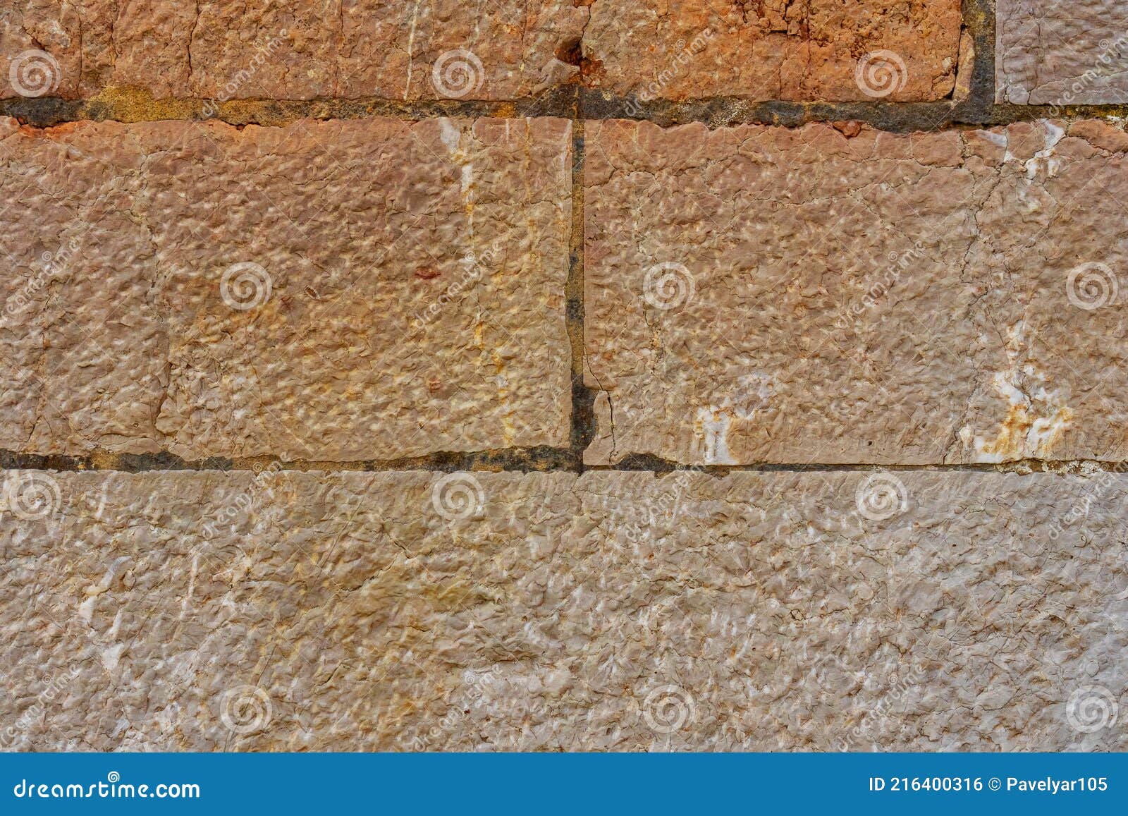 Texture of Ancient Stone Brown Wall Stock Photo - Image of rough ...