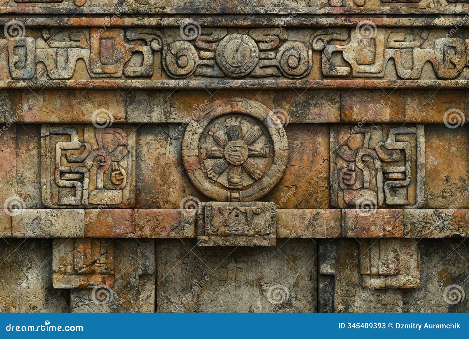 The Texture of Ancient Walls Inspired by the Aztecs, the Material of ...