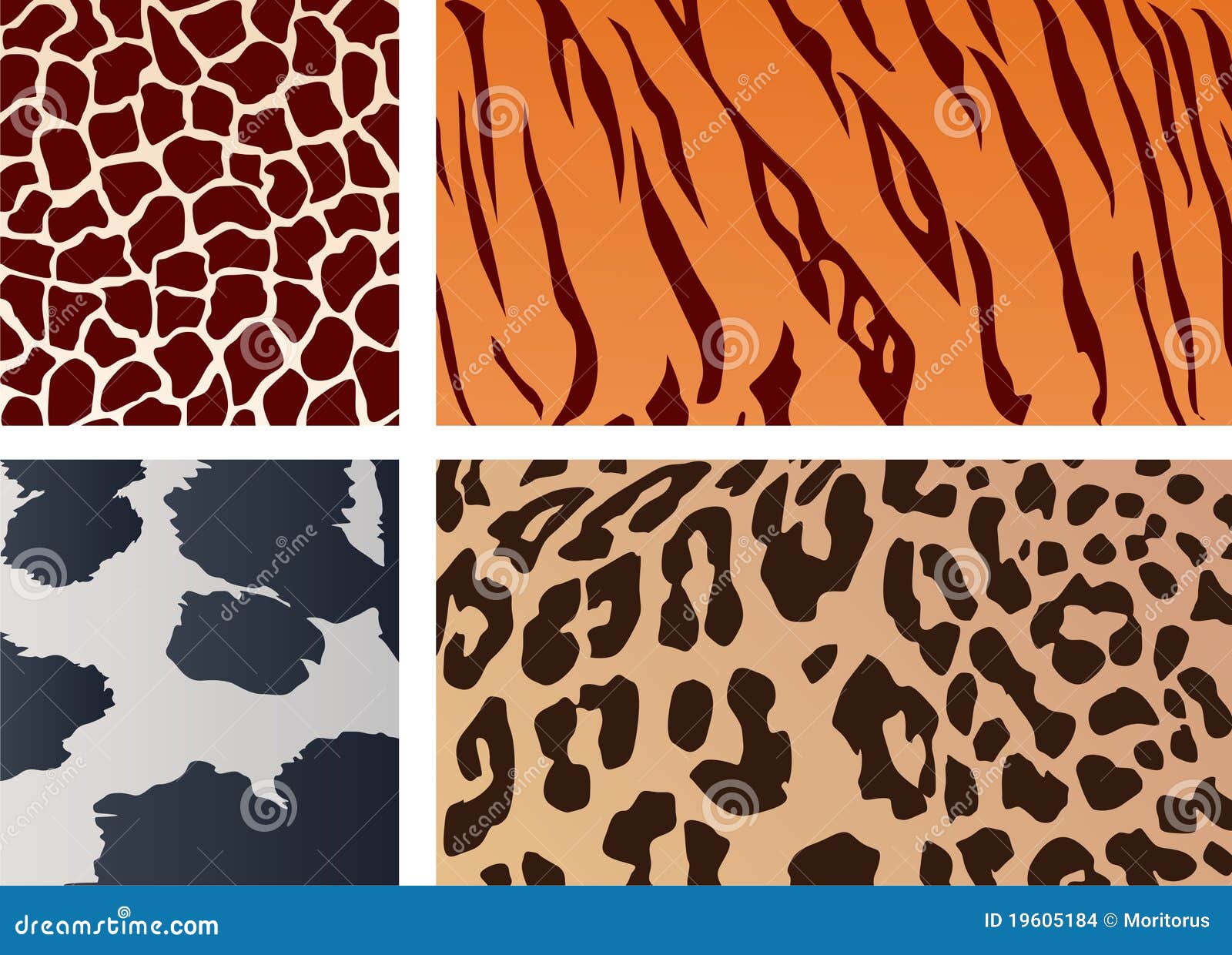 Texture of animal skin stock vector. Illustration of leopard - 19605184