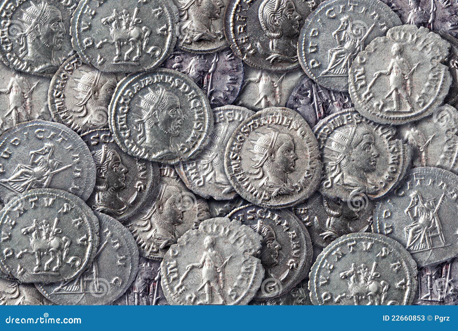 Texture of antique coins stock image. Image of change - 22660853