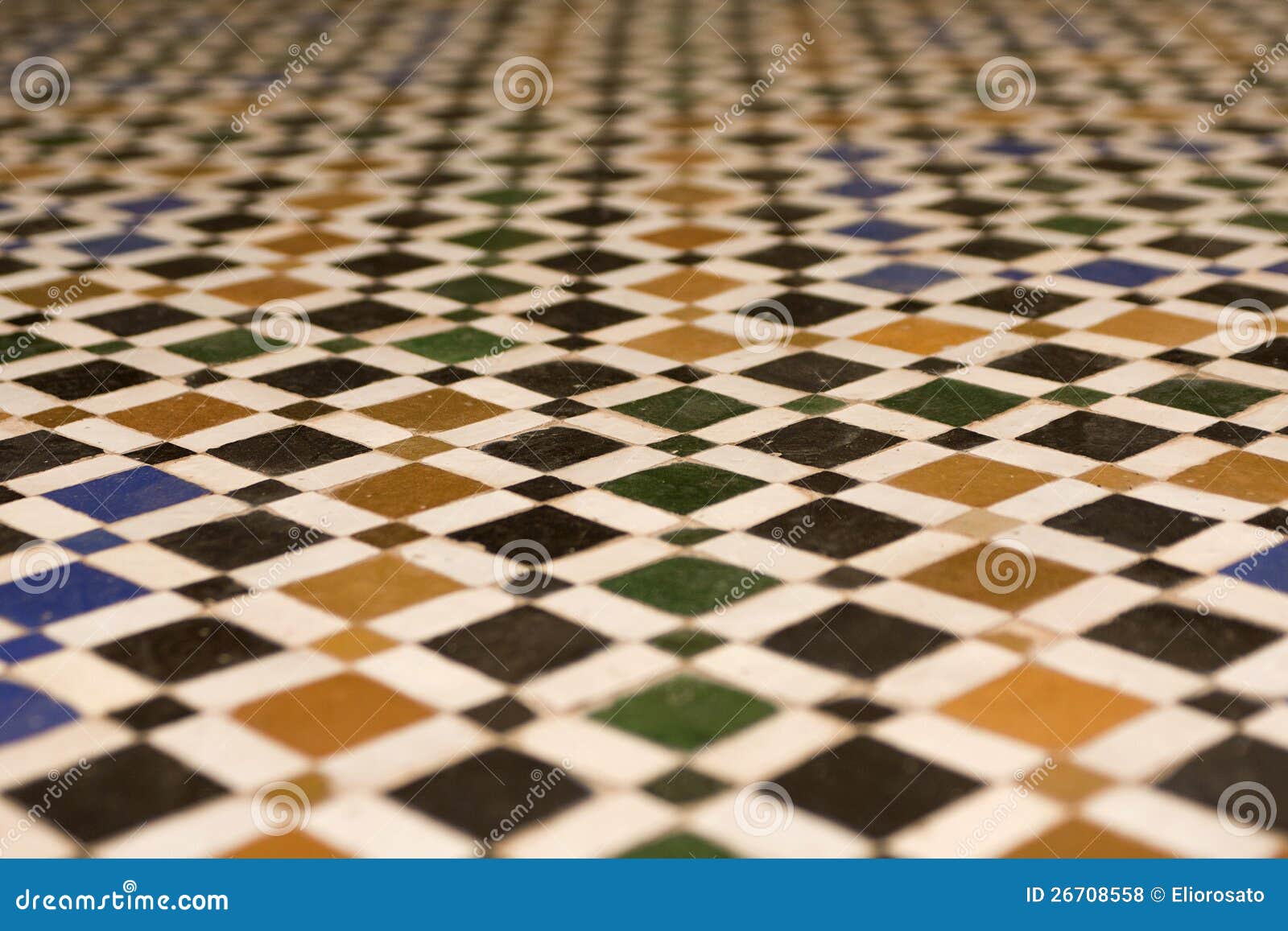 Texture of a Arabic floor stock photo. Image of tile - 26708558