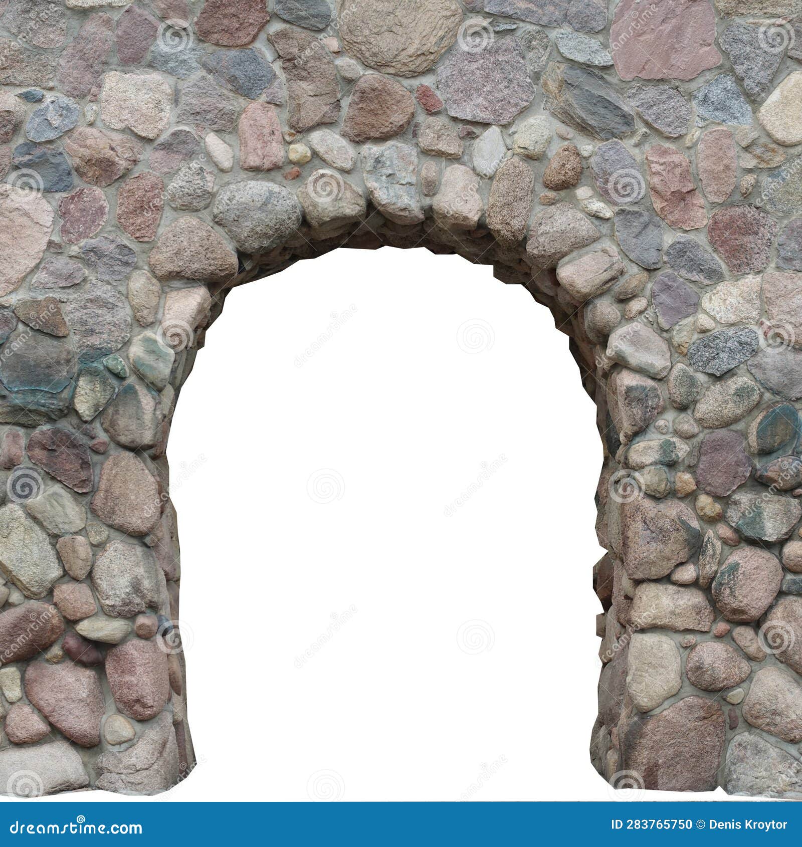 Texture Arch Made of Wild Stone Stock Photo - Image of rustic, boulder ...