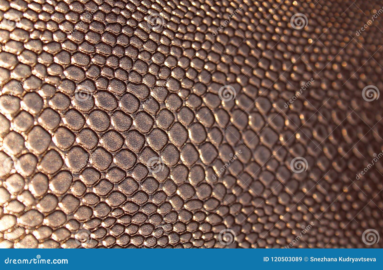 Texture of an Artificial Brown Snake Skin Stock Image - Image of ...