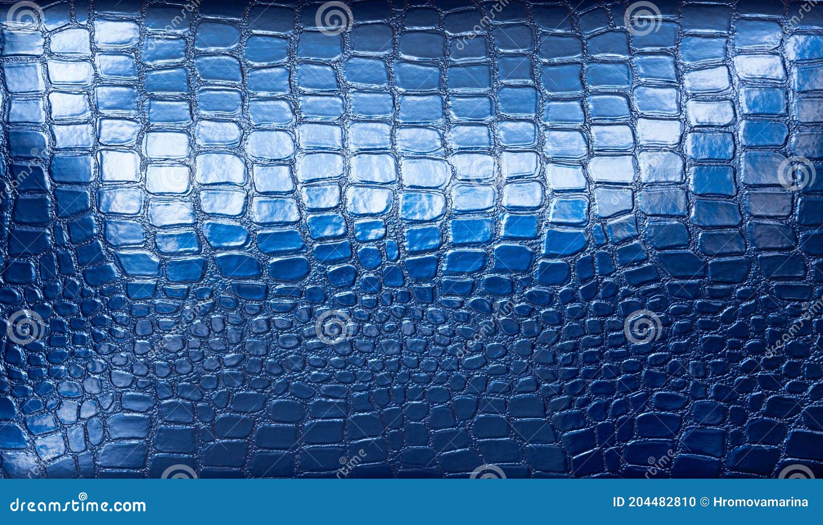 The Texture of Artificial Crocodile Skin in Blue Stock Photo - Image of ...