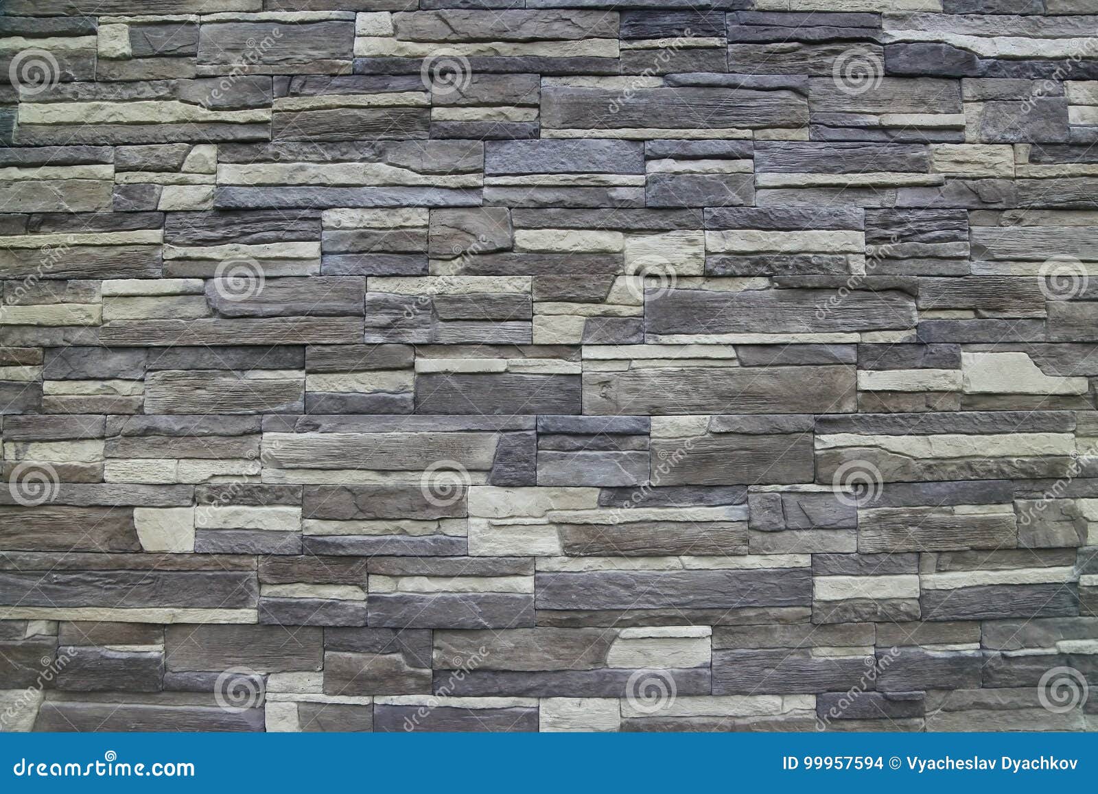 Texture - Artificial Decorative Stone FaÃ§ade. Decorative Grey Color ...