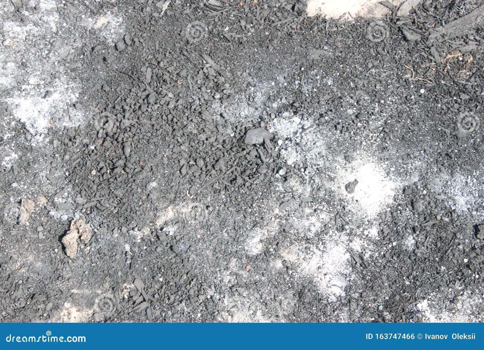 The Texture of the Ash Left after the Fire, Background Stock Photo ...