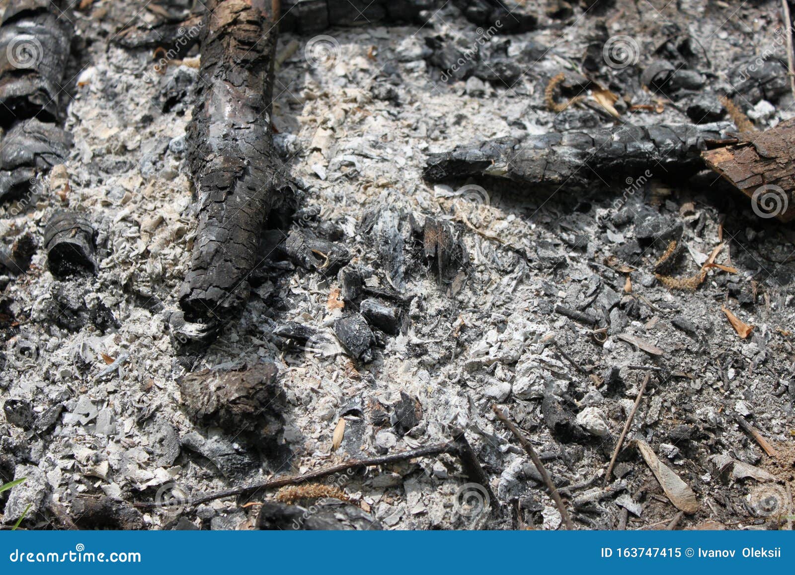 The Texture of the Ash Left after the Fire, Background Stock Image ...