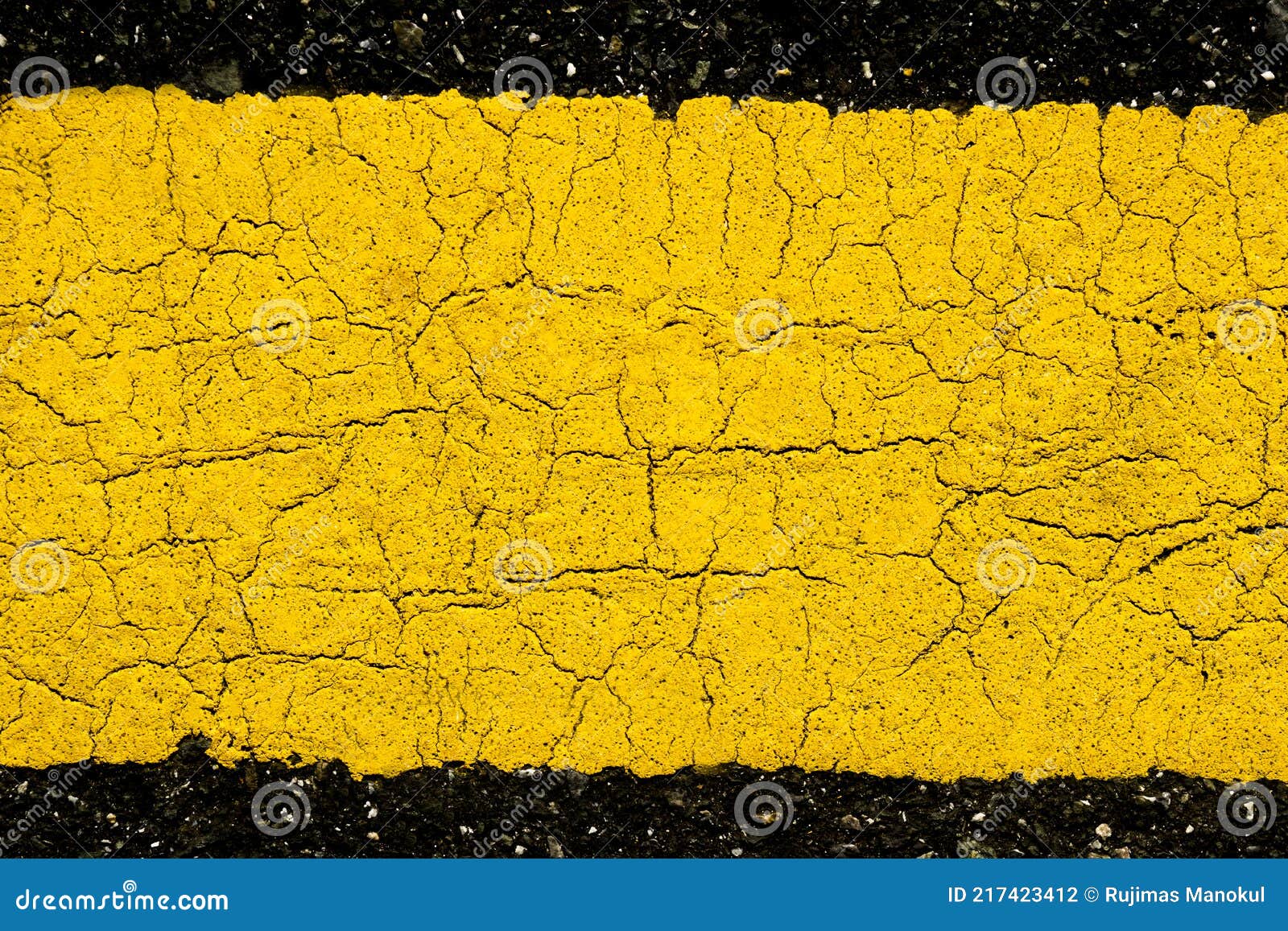 Texture of Asphalt Road with Yellow Line Background, Pattern of Old ...