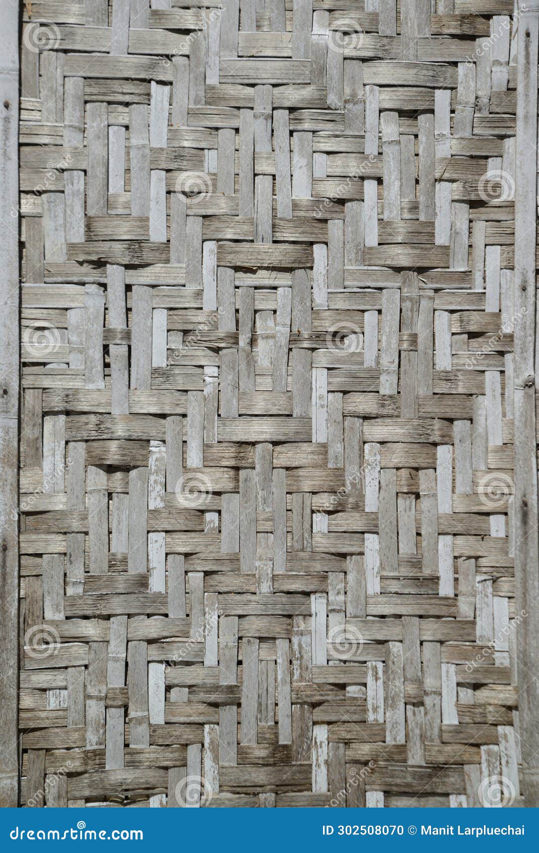 Texture and Background of Bamboo Wall of Huts. Stock Photo - Image of ...