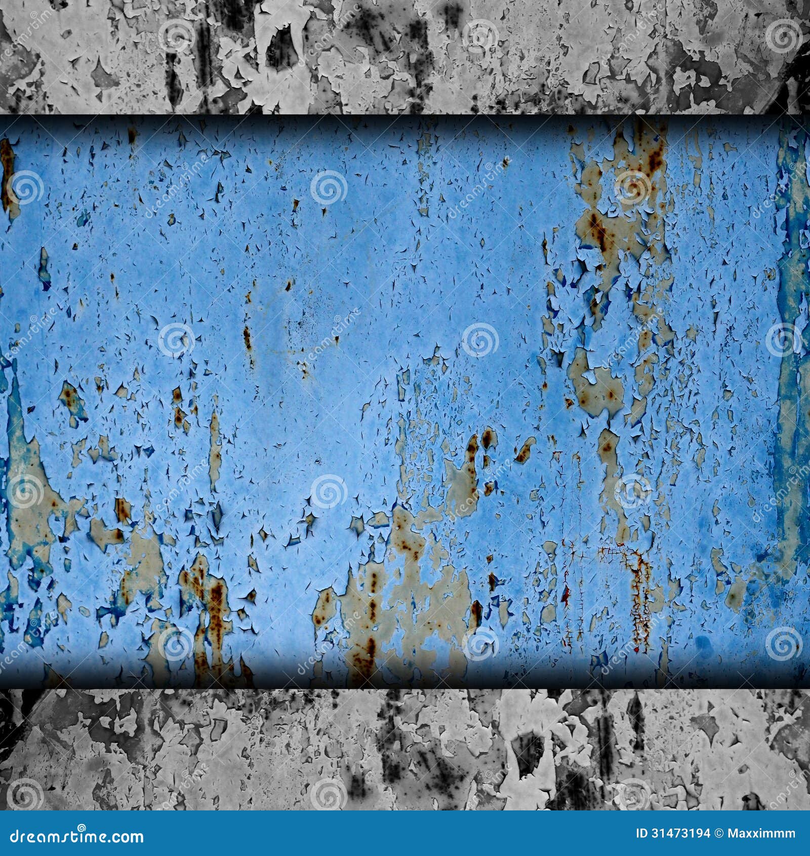 Texture Background Blue Metal Rust Rusty Old Stock Photo - Image of ...