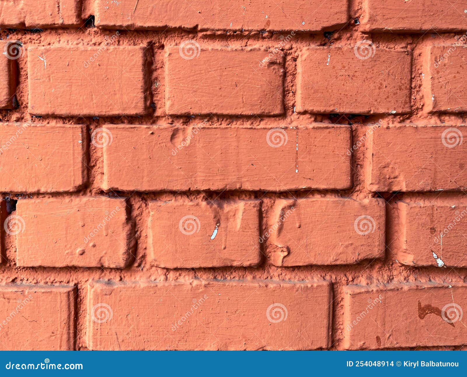 Texture, Background. Bricks are Laid in One Row and Covered with a ...