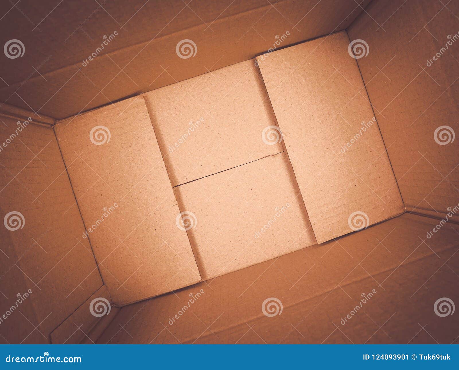 Texture Background Brown Paper Box , Empty Open Rectangular Cardboard ...