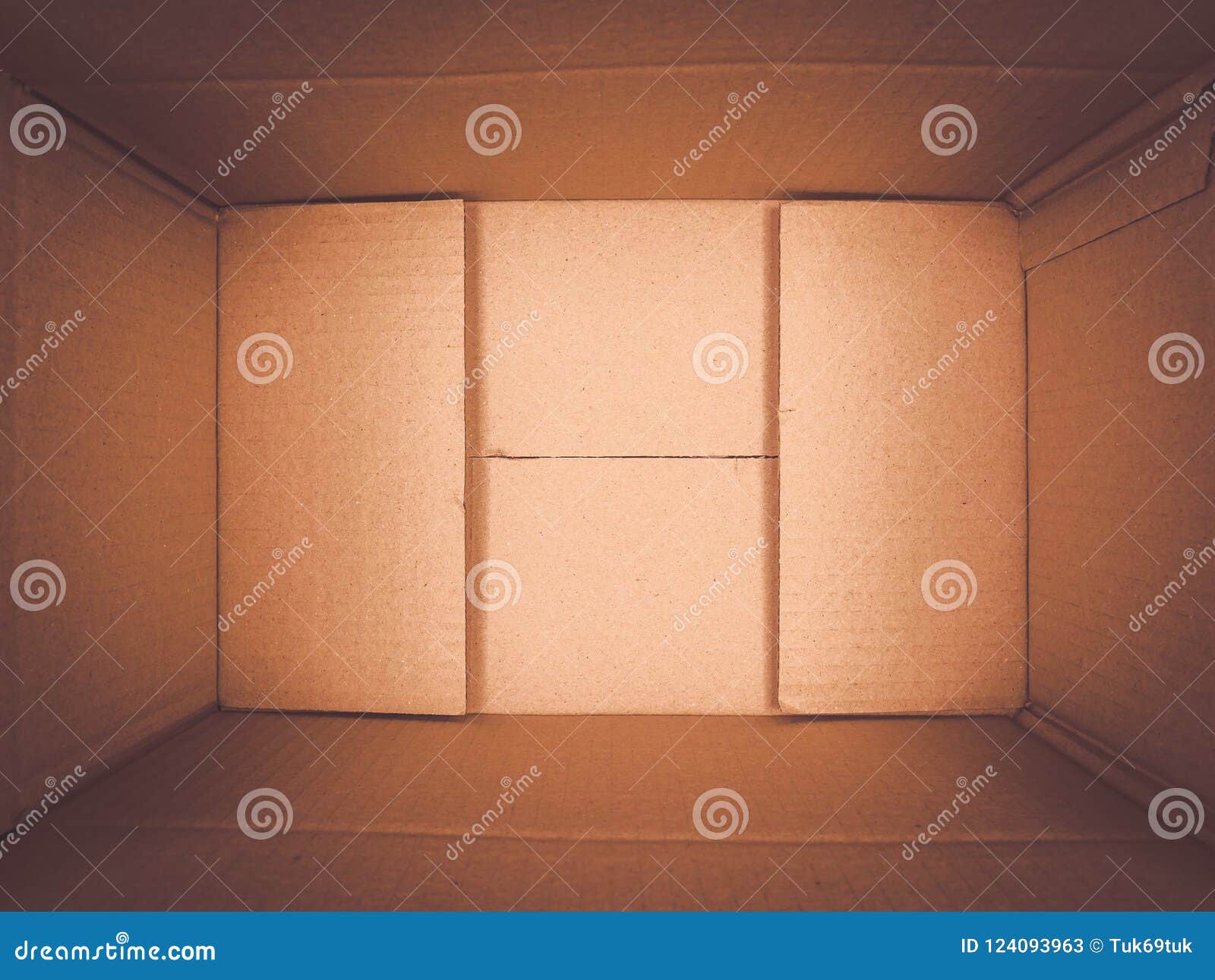 Texture Background Brown Paper Box , Empty Open Rectangular Cardboard ...