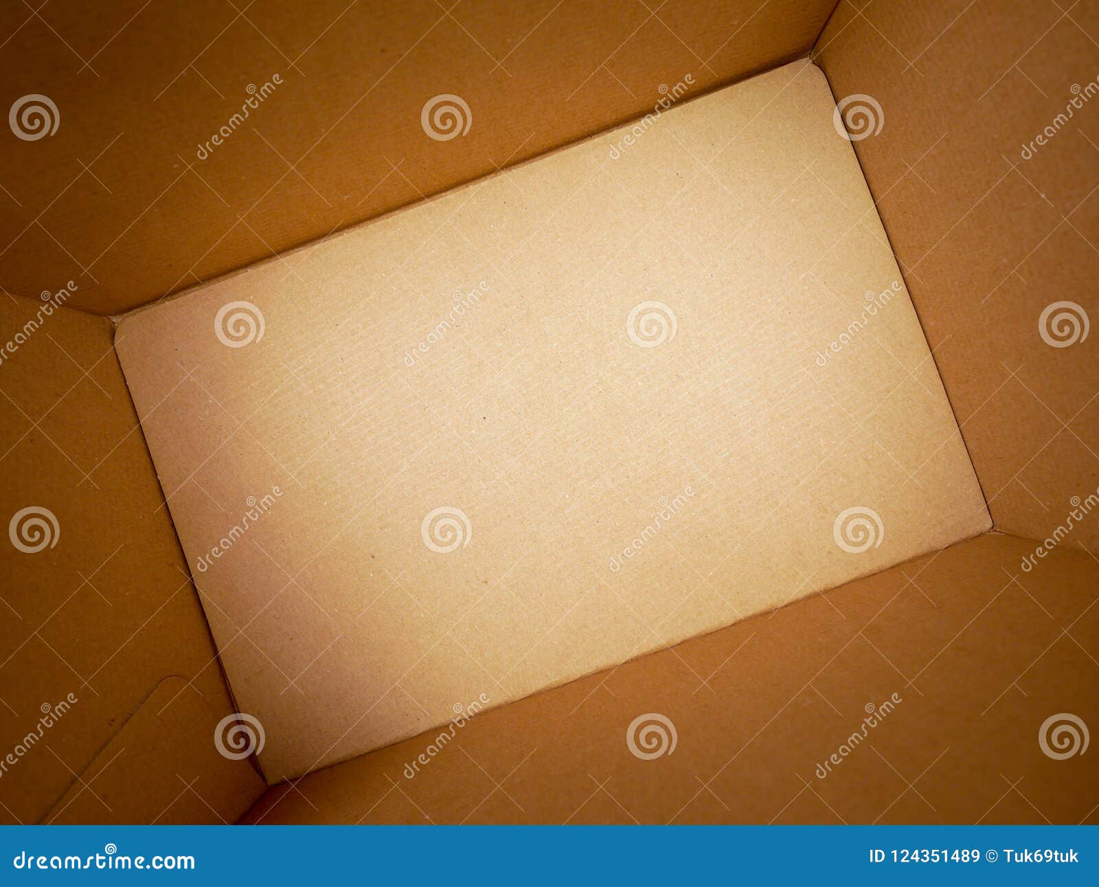 Texture Background Brown Paper Box , Empty Open Rectangular Cardboard ...