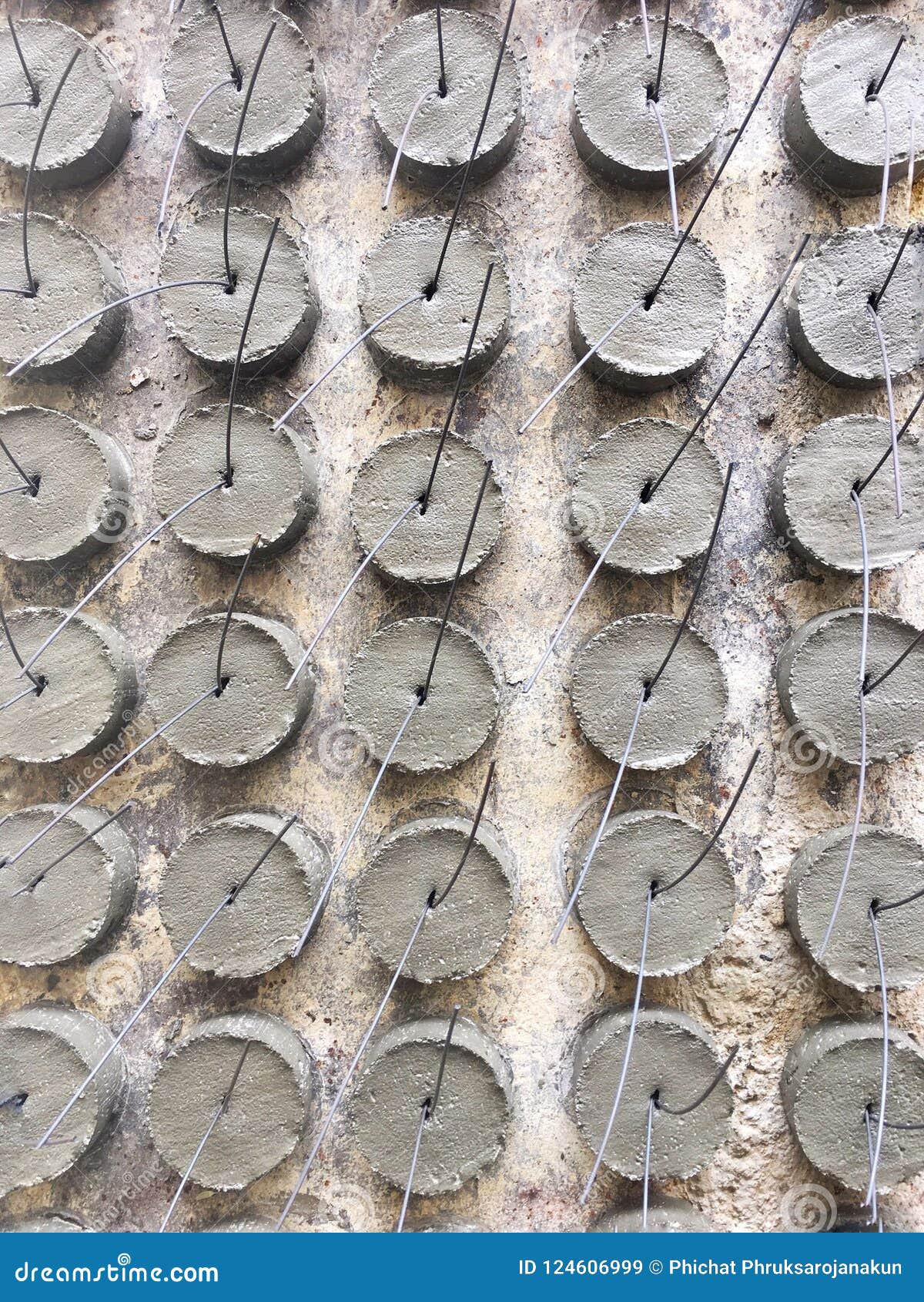 Texture and Background of Cement Lumps for Spacing and Leveling the ...