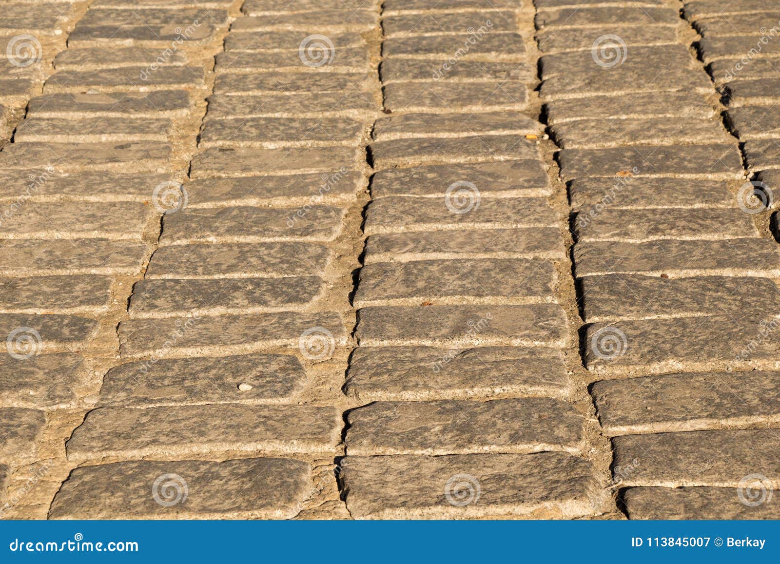 Texture Background of Cobblestone Paved Street Stock Image - Image of ...