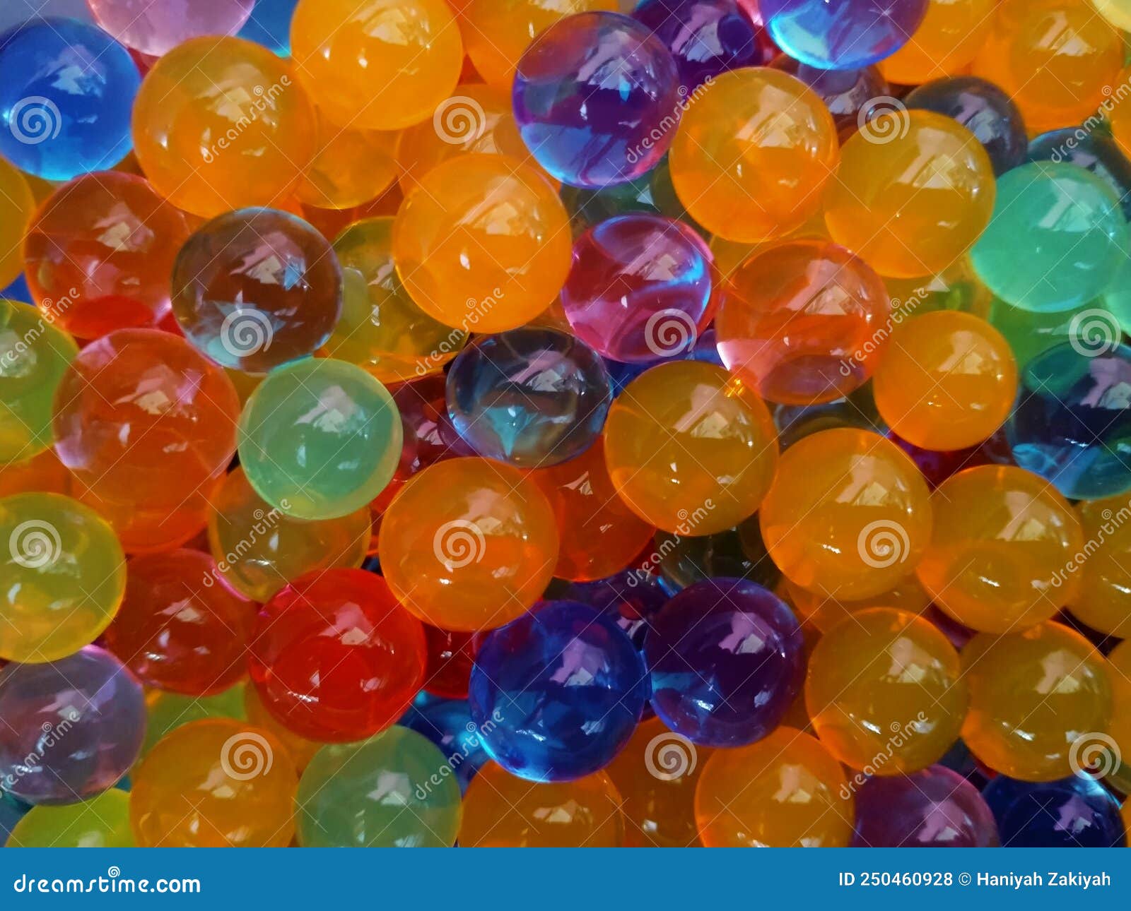 Texture Background of Colorful Water Beads Stock Photo - Image of ...
