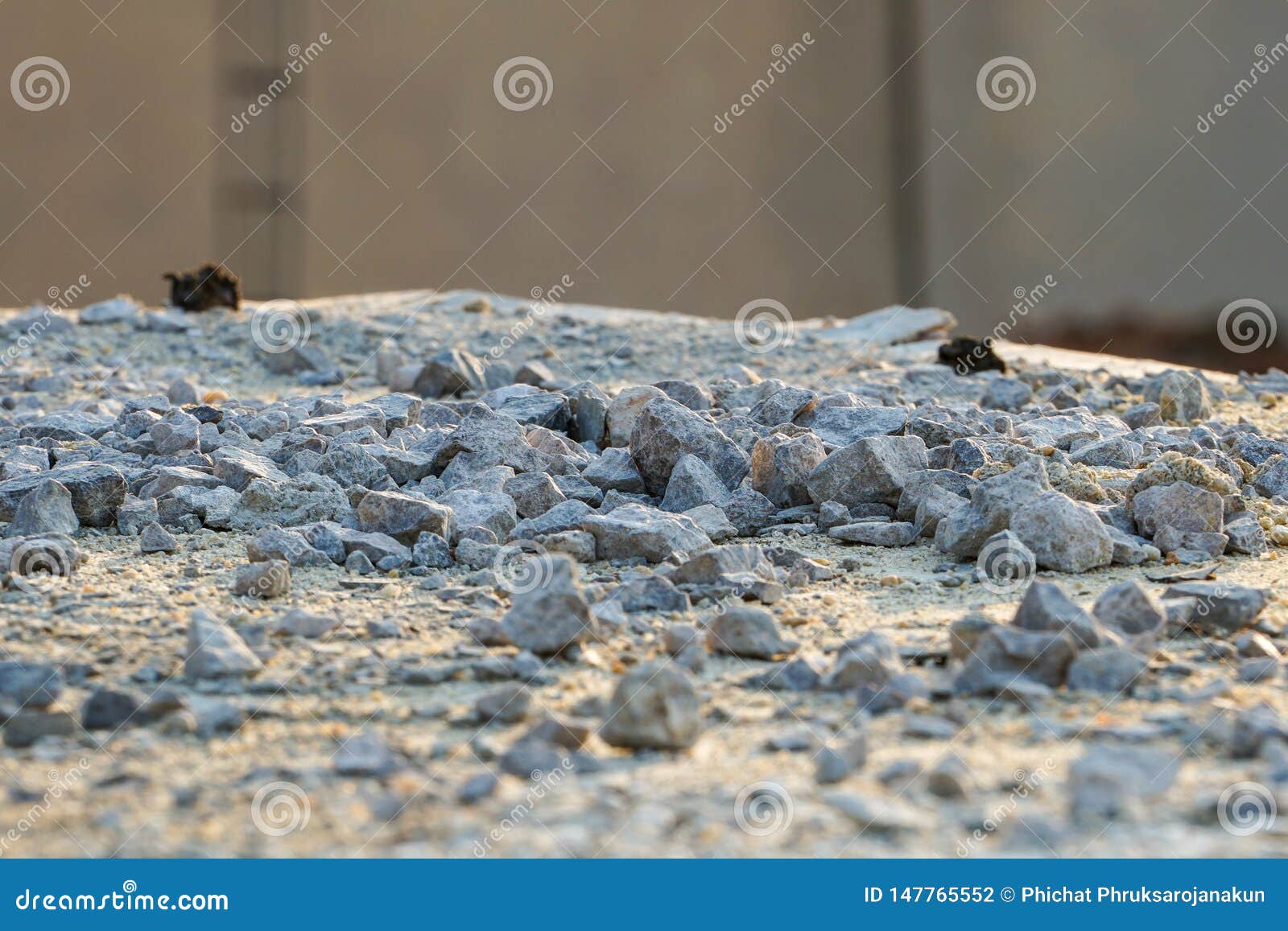 Texture and Background of Crashed Stone Pile at the Construction Site ...