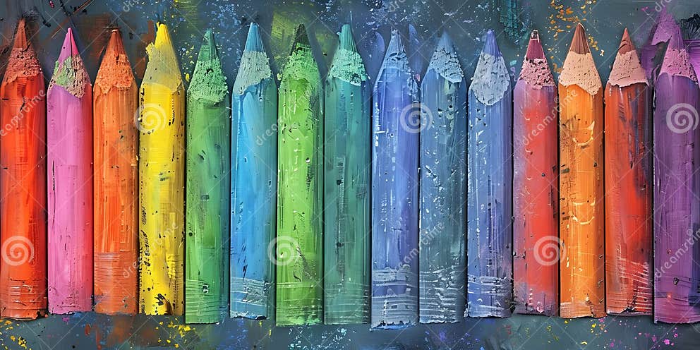 Texture Background with Crayon Marks, Background with Crayon Texture ...