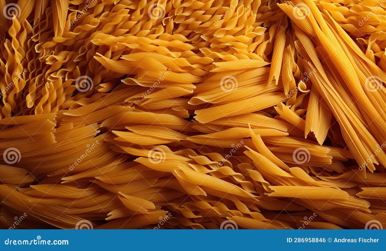 Texture Background, from Different Pasta Close-up. Stock Photo - Image ...