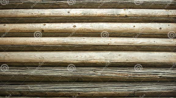 Texture Background in the Form of Horizontal Round Logs, Stock Image ...