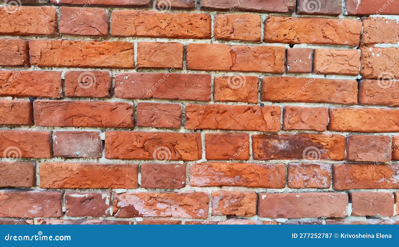 Texture, Background and Frame Made of Abstract Red Brick. Brickwork ...