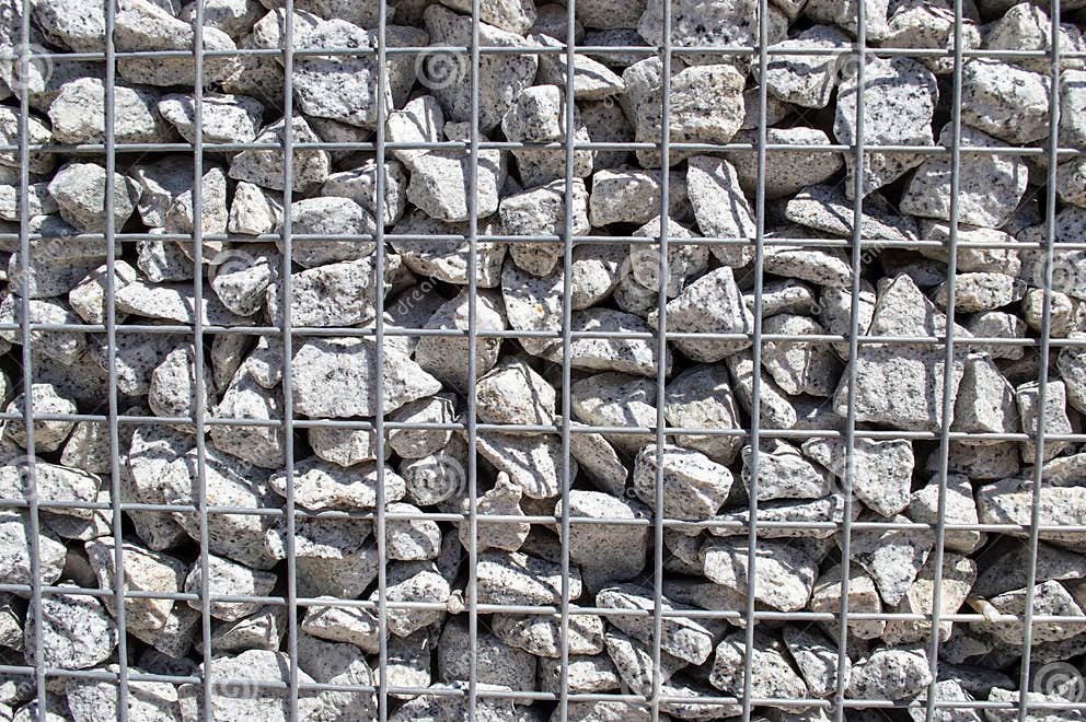 Texture or Background of Granite Stones with Rebar. Stock Image - Image ...