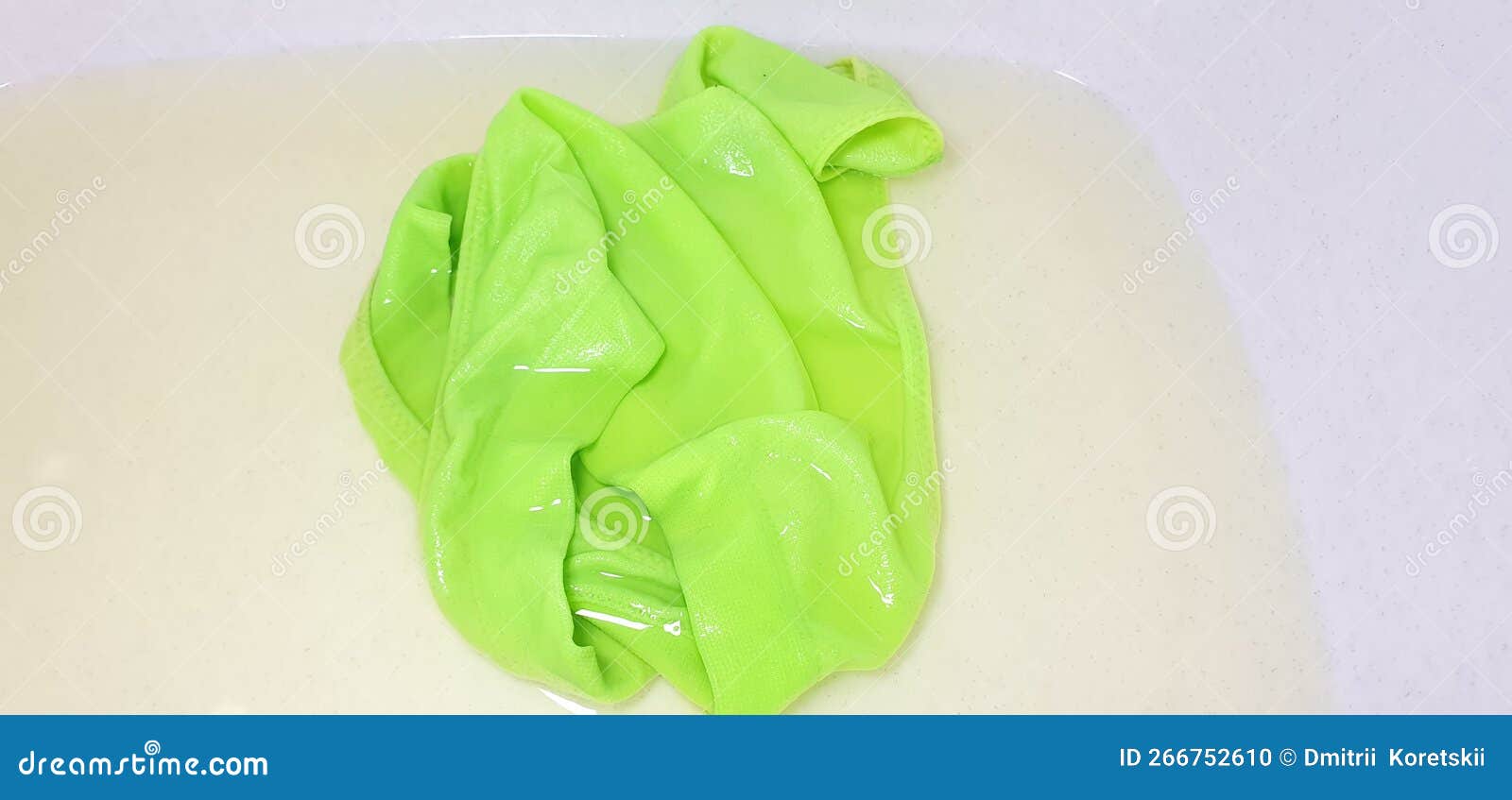 Texture Background Green Cloth Soaked in Water Stock Photo - Image of ...