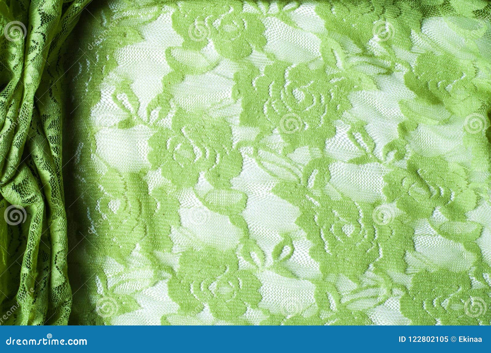 Texture, Background. Lace Fabric Green Stock Image - Image of style ...